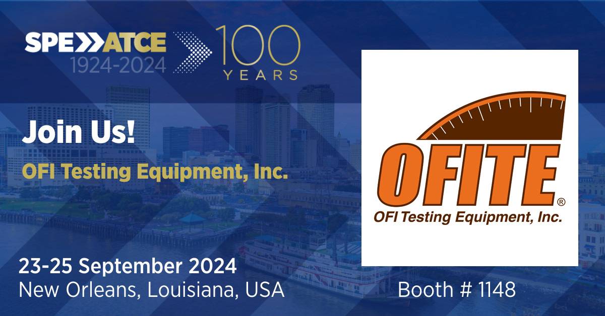 OFI Testing Equipment, Inc. - Newsroom - Come See Us at SPE ATCE!