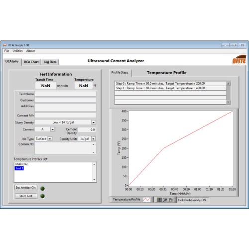 OFI Testing Equipment, Inc. - Ultrasonic Cement Analyzer, Twin Cell, 5 KSI